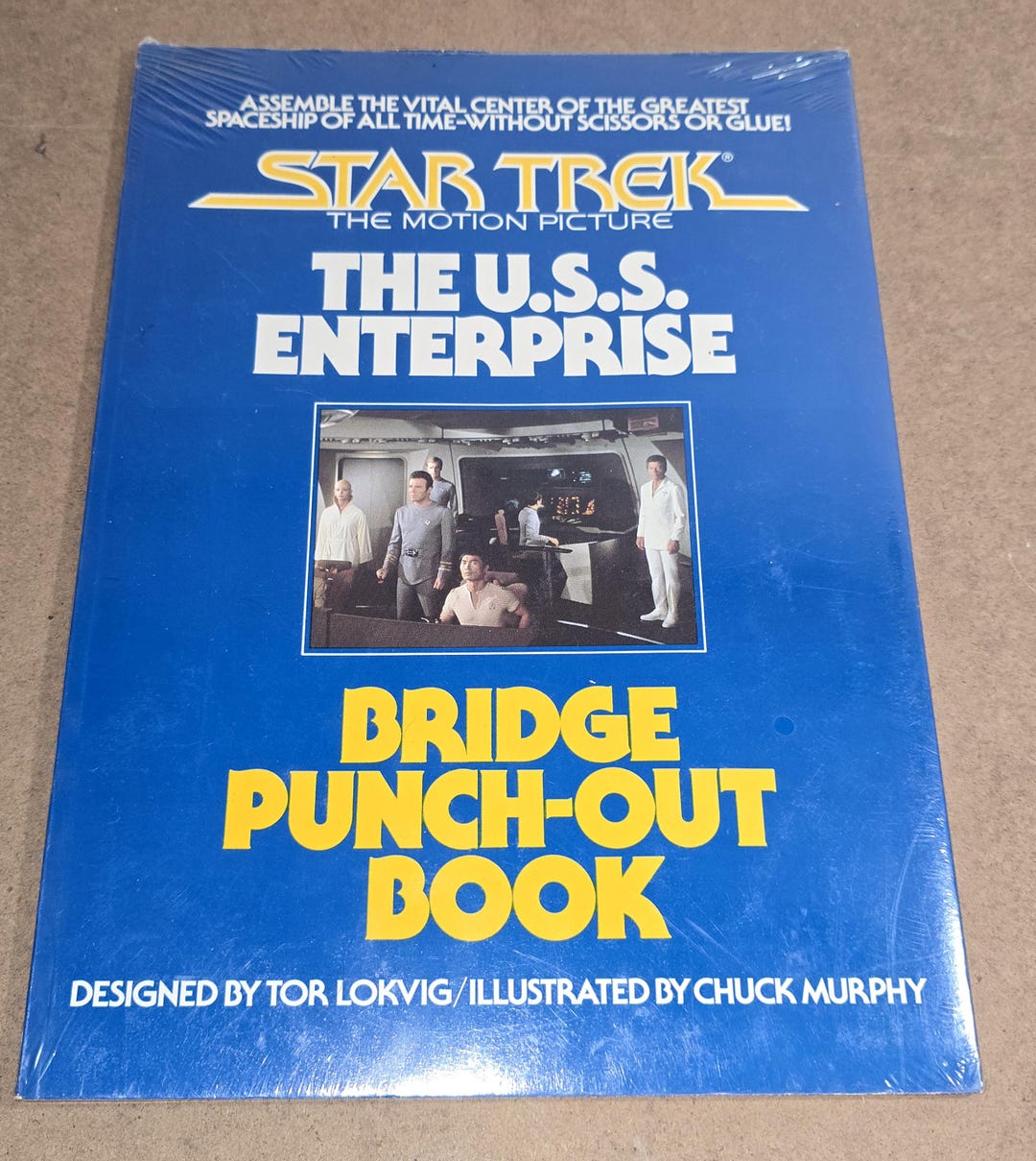 Vtg 1979 Star Trek the Motion Picture U.S.S. Enterprise Bridge Punch-out Book - Etsy
