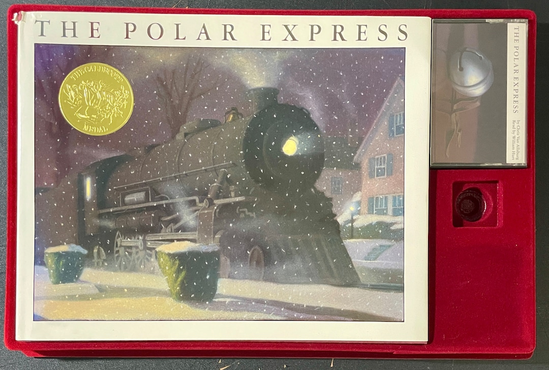 The Polar Express Gift Set book & Cassette Narrated by William Hurt - Etsy