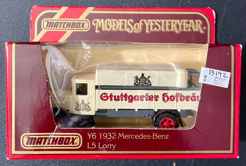 Matchbox Y6 1932 Mercedes-benz L5 Lorry 1/69 Scale Models of Yesteryear ...