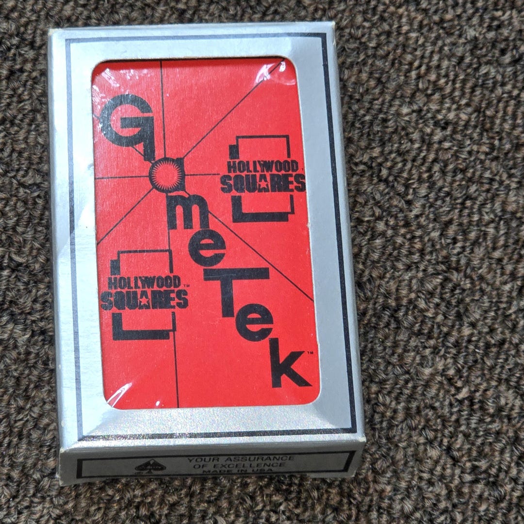 Hollywood Squares Gametek Nintendo NES Promotional Card Pack Sealed - Etsy