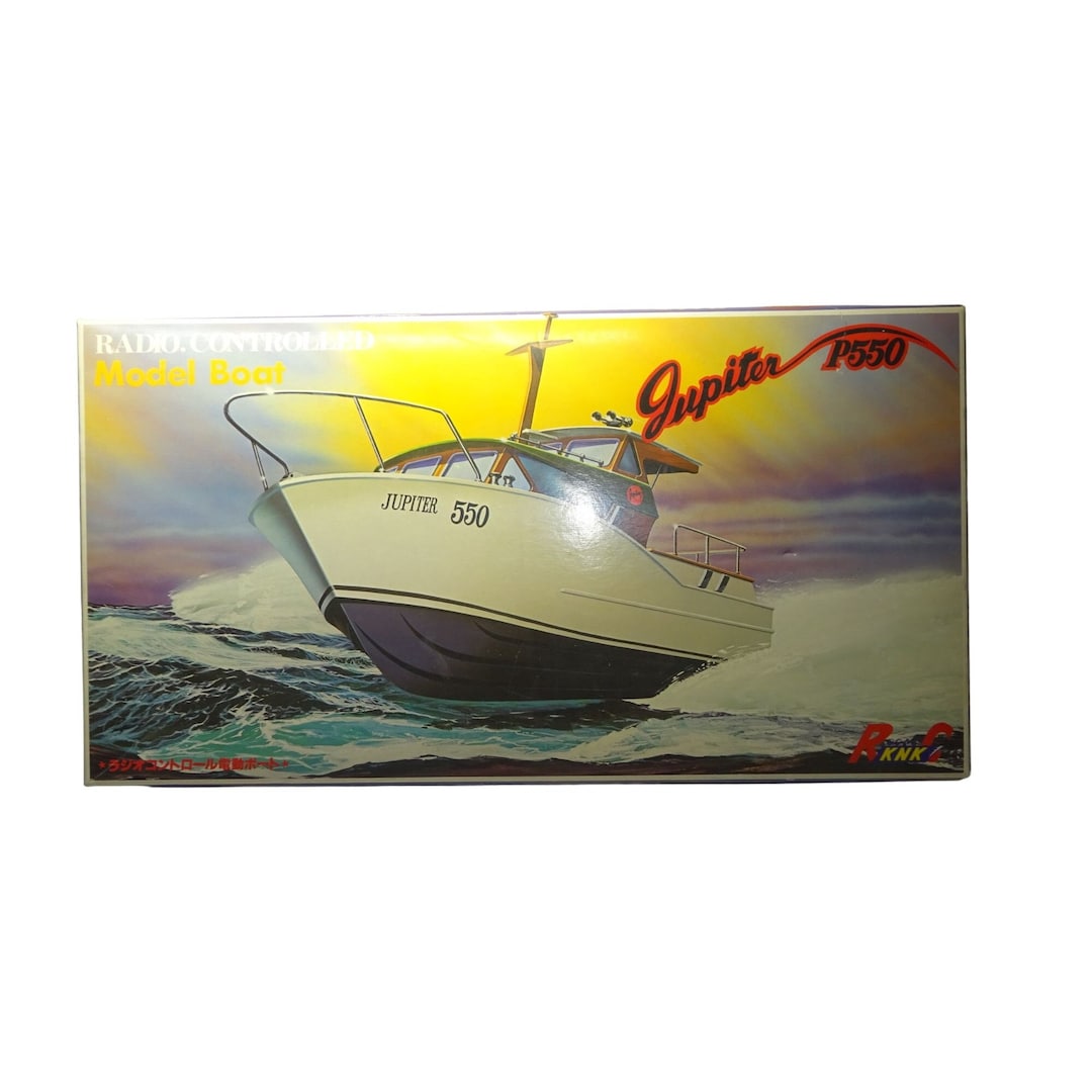Vintage Japan KNK RC Boat Jupiter P550 Kit # P550 NIB - Etsy
