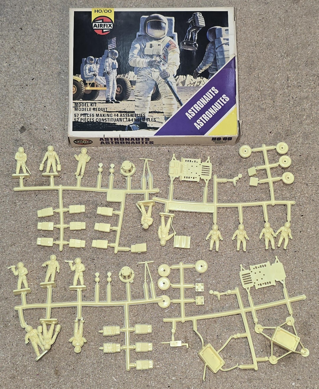 Vtg 1978 Airfix HO-00 Scale Astronauts Set #S-41 Complete Unassembled ...