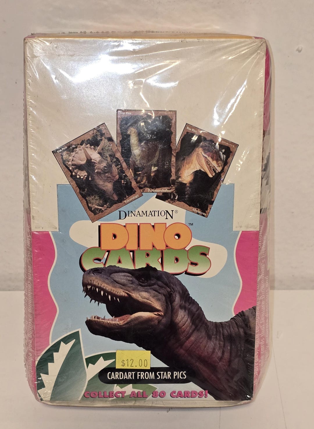 Vtg 1992 Dinamation Dino Cards Cardart From Star Pics 36 Packs (360 ...