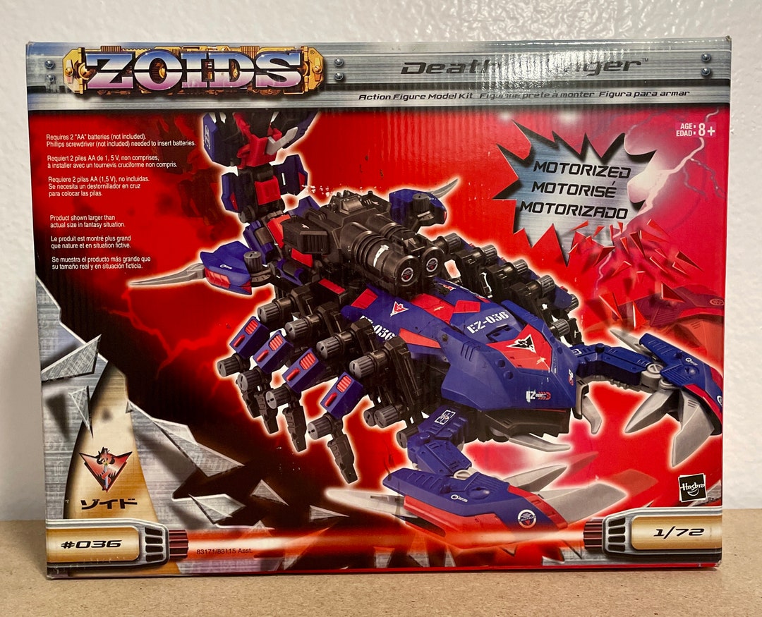 Zoids Death Stinger Motorized Model Kit Action Figure #036 Hasbro 1/72 ...