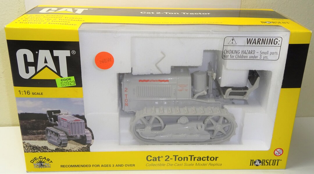 Norscot Cat 2 Ton Tractor 1/16 Scale Collectible Diecast Model Replica ...