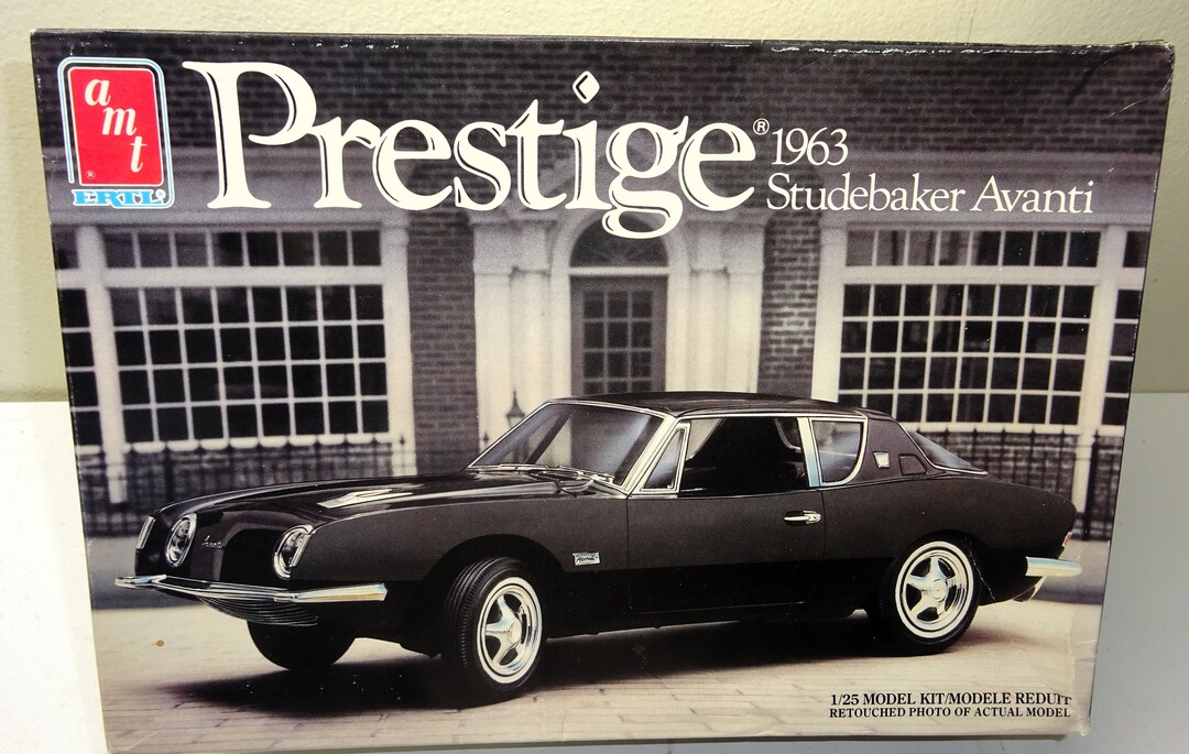 AMT/ERTL Prestige 1963 Studebaker Avanti 1/25 Model Kit Unbuilt ...