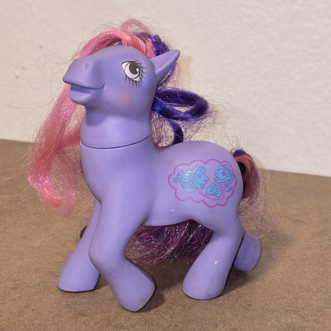 My Little Pony G1 Talk-a-lot Sweet Talkin' Pony 1991 Hasbro Vintage MLP ...