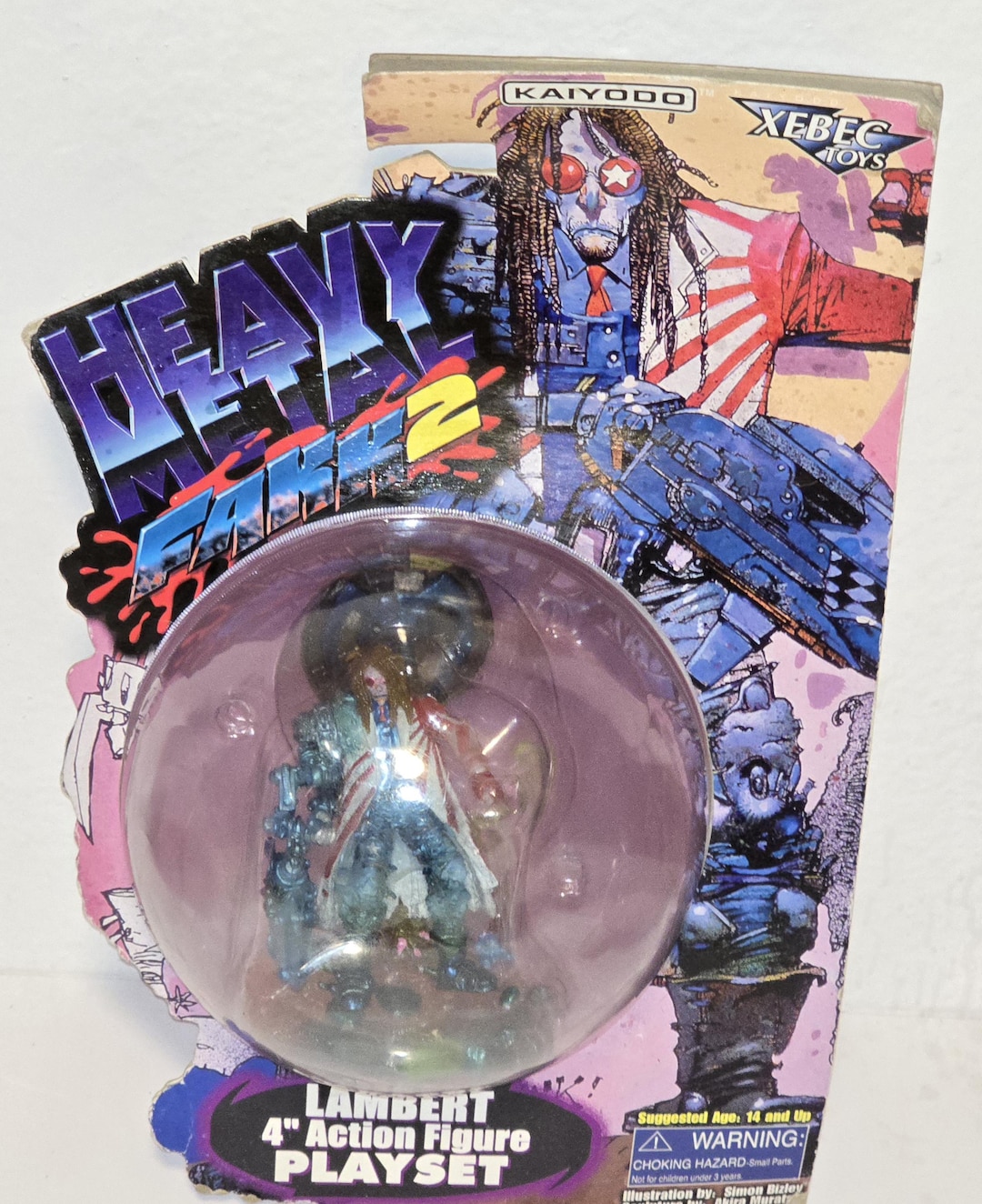 Vintage 1999 Heavy Metal Fakk 2 Lambert 4” Action Figure Play Set ...