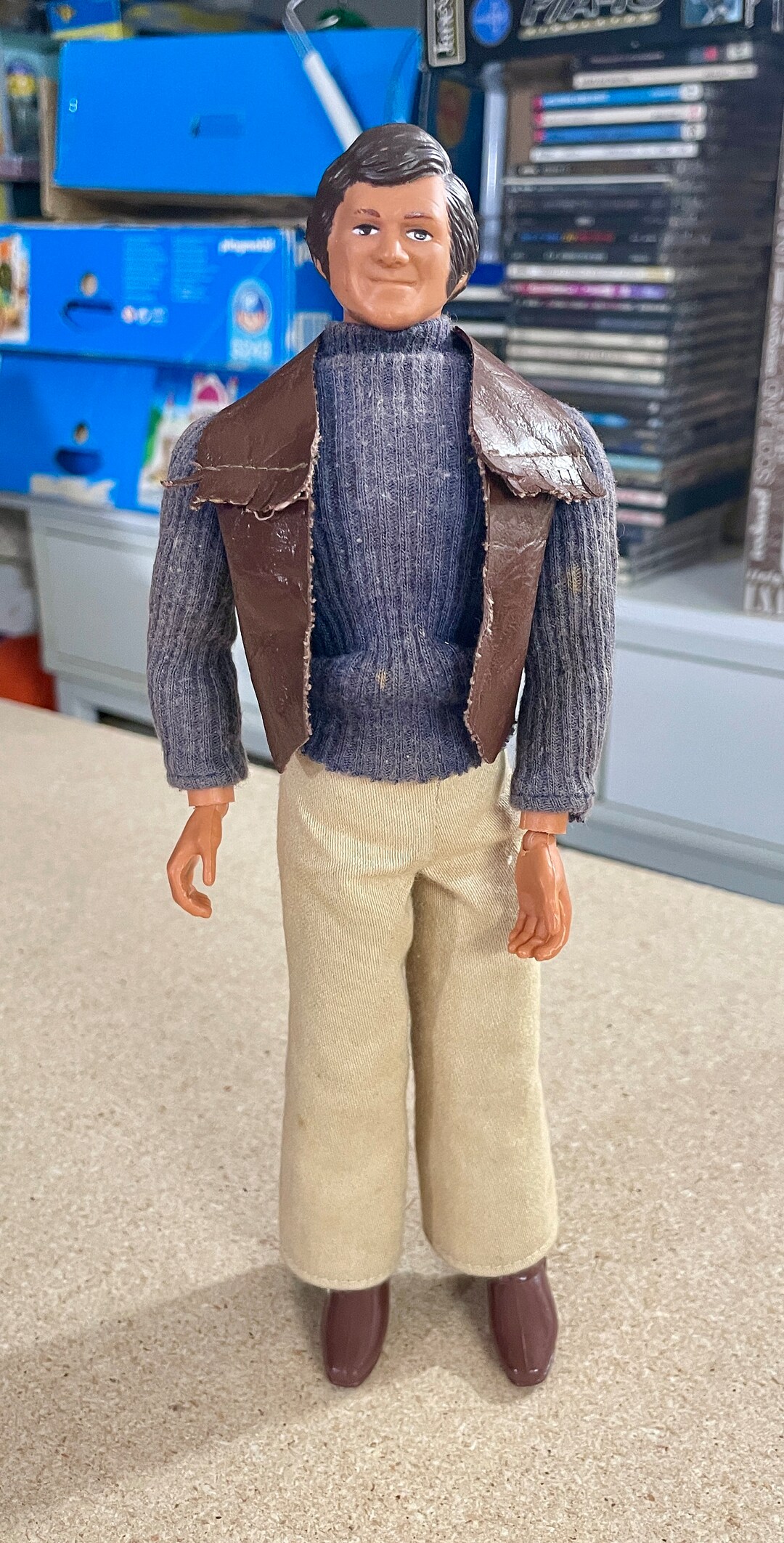 Vintage 1976 Ideal Toys JJ Armes Investigator Man Action Figure 9.5 ...