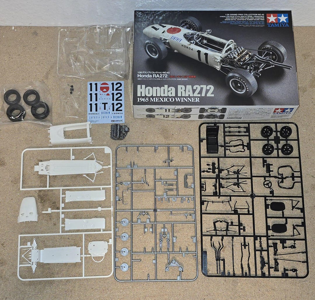 Tamiya 1/ 20 Scale Honda RA272 Grand Prix Collection 43 1965 Mexico Winner - Etsy