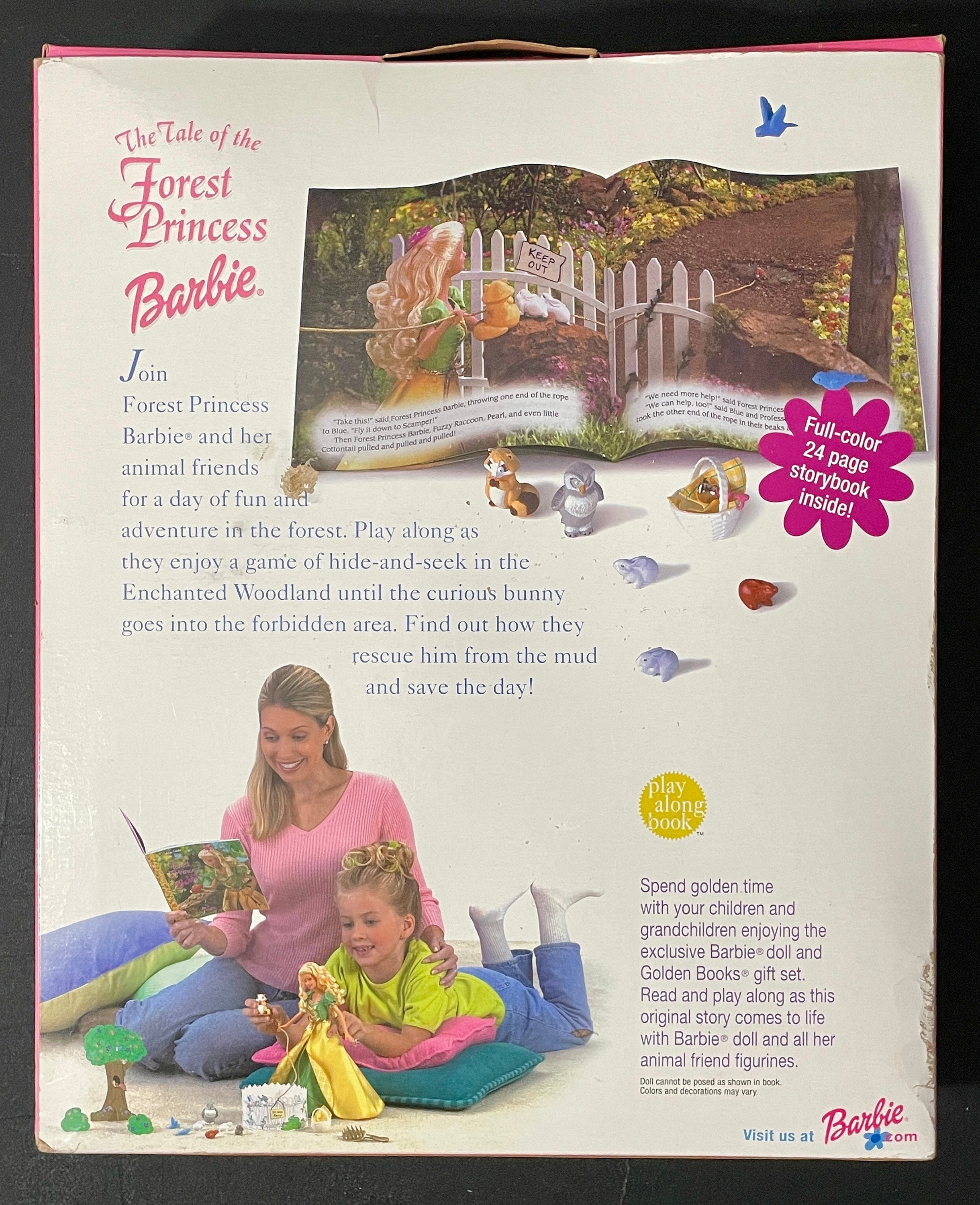 The Tale of the Forest Princess Barbie Doll A Golden Book 2000 Mattel ...