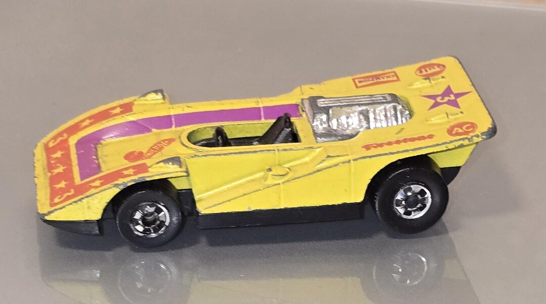 Vintage 1973 Hot Wheels Steam Roller Yellow 3 canada Blackwall Diecast ...