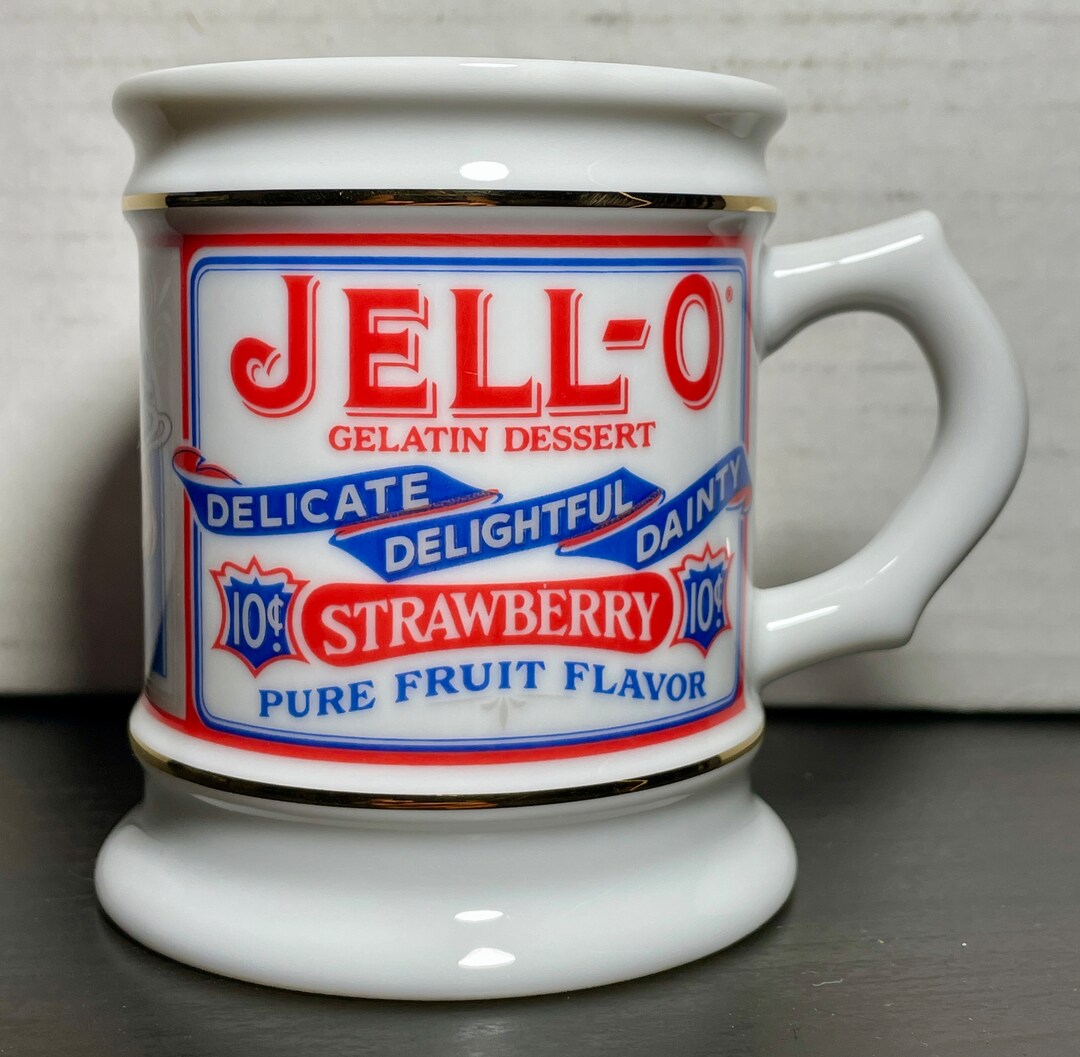 1985 the Corner Store Porcelain Mug Collection Jell-o Gelatin Dessert ...