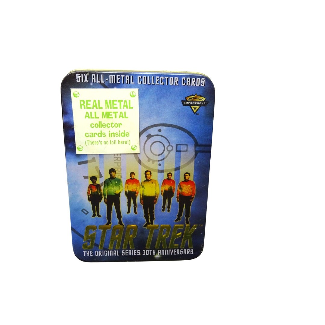 Star Trek 30th Anniversary Metal Collector Cards by Metallic ...