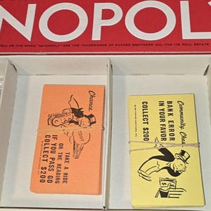 Vintage 1961 Monopoly Real Estate Trading Game 100% Complete by Parker ...
