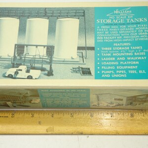 HO Scale Storage Tanks Williams Bros. 501 3 Tanks Model Kit Railroad ...