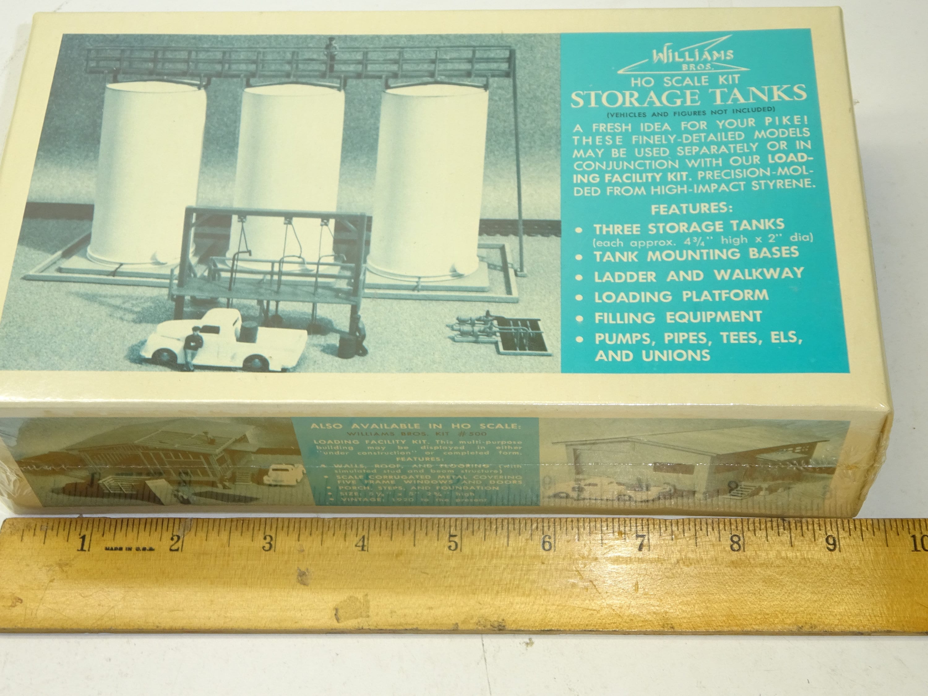 HO Scale Storage Tanks Williams Bros. 501 3 Tanks Model Kit Railroad ...