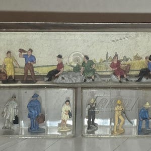Vintage 1980s HO Scale Set of 16 Figurines for Train Layouts by AHM ...