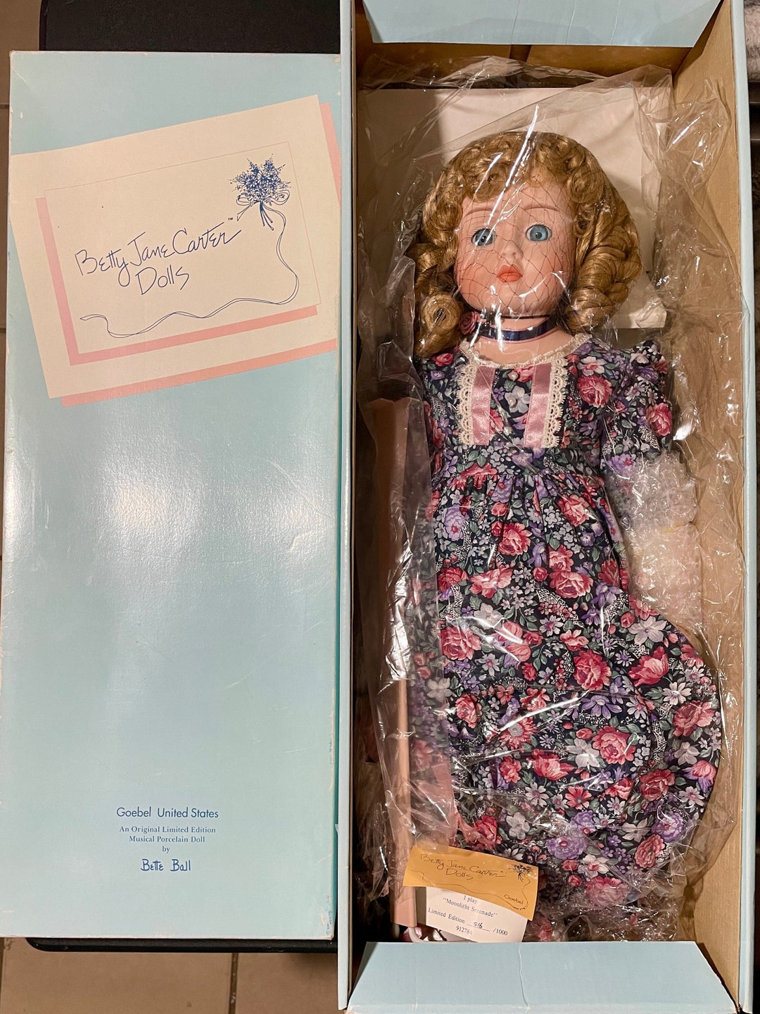 Betty Jane Carter Dolls Limited Edition Porcelain "abigail" Plays ...