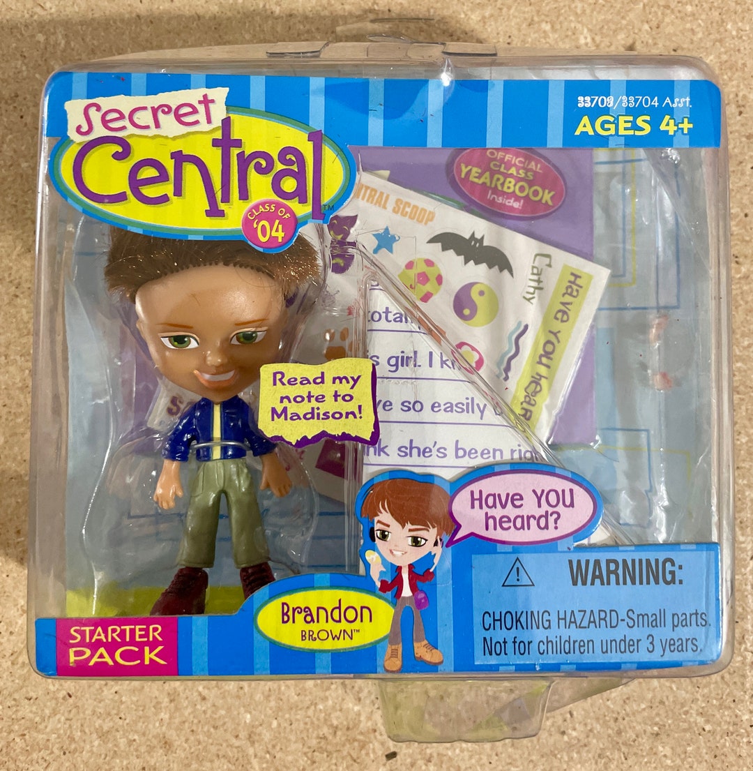 Secret Central Doll Class of 2004 Brandon Brown Figure by HASBRO NISB ...