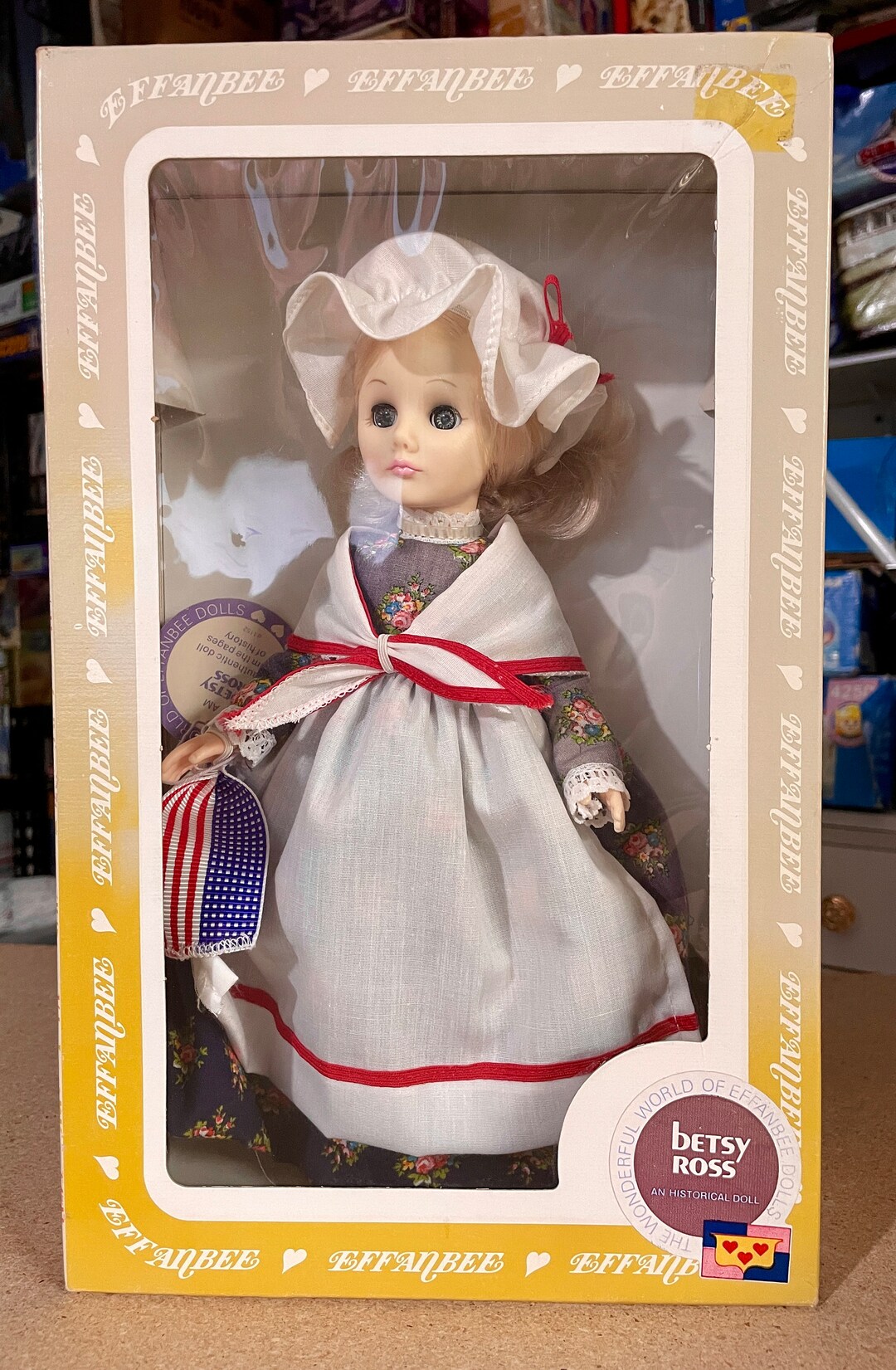Vintage 1980s Effanbee betsy Ross Historical Vintage Doll - Etsy