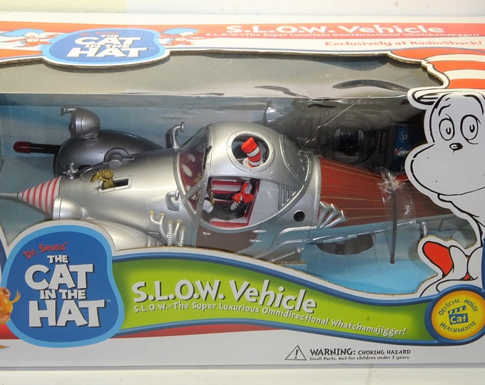 Dr Seuss the Cat in the Hat S.LO.W. Vehicle Radio Control Car NIB ...