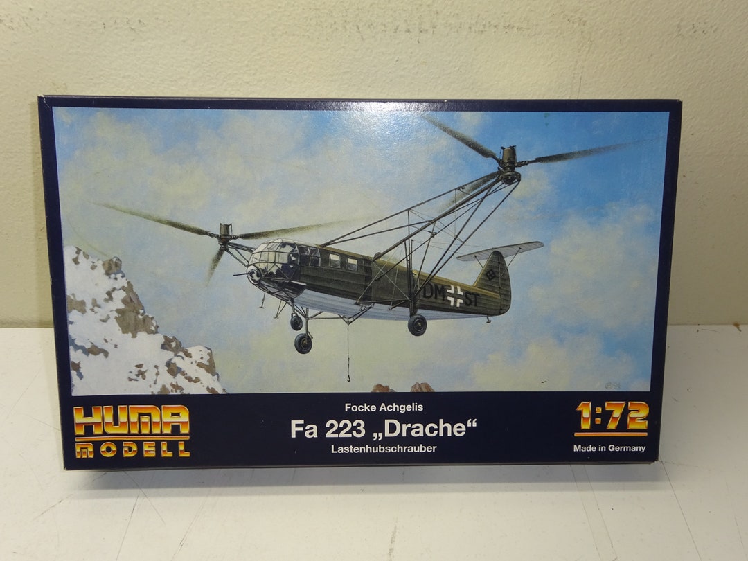 1/72 - Focke Achgelis Fa 223 Drache Lastenhubschrauber Helicopter Huma ...