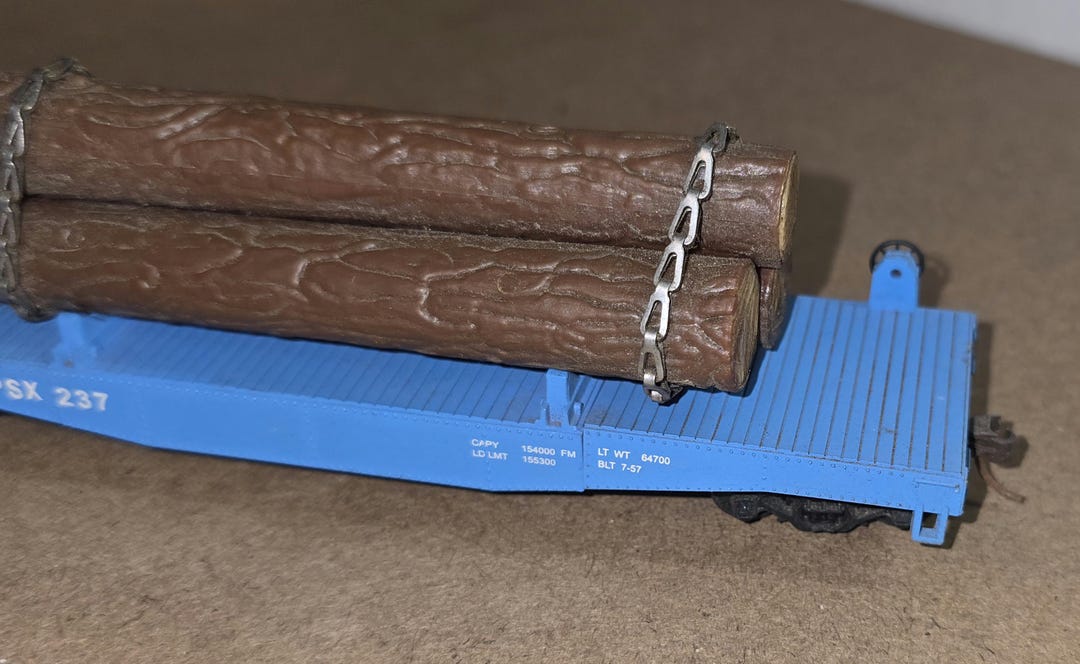 Walthers Trainline Log Dump Car Georgia Pacific HO Scale Model ...