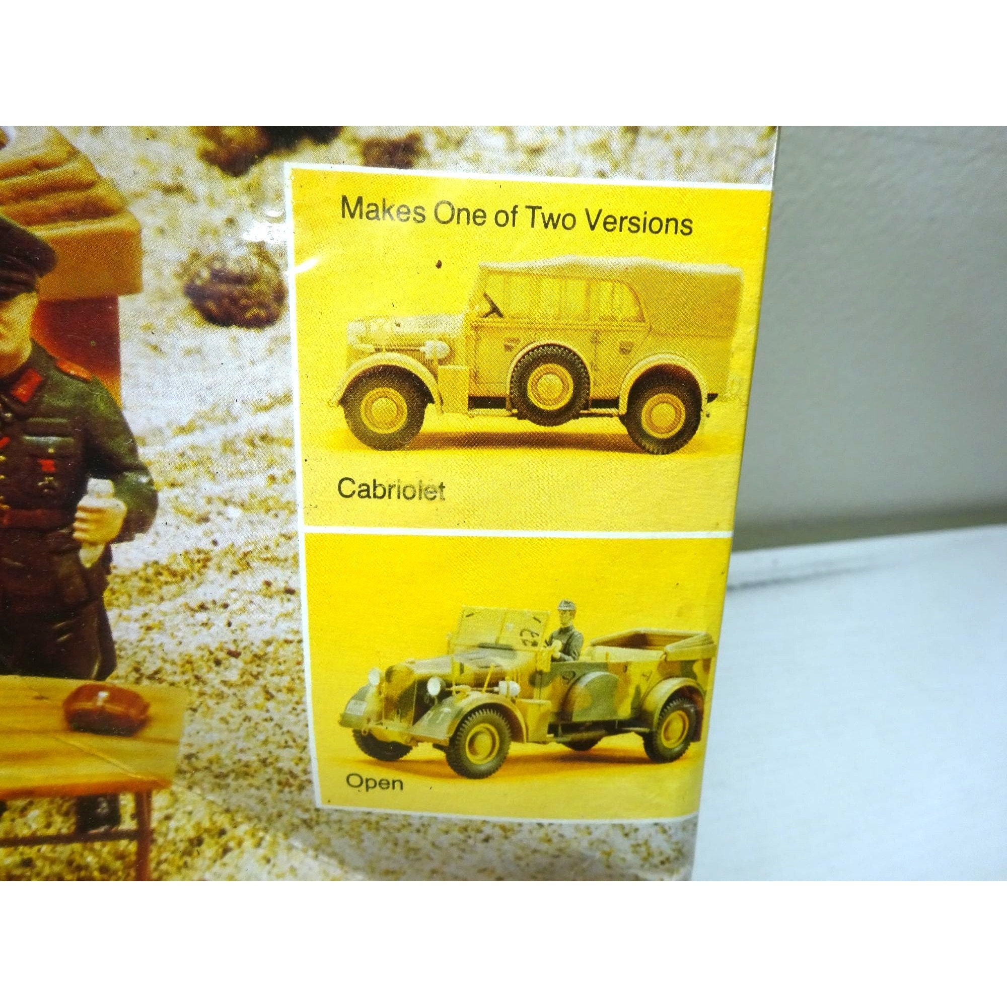 Vintage 1976 Revell Horch German Command Car With Officer/driver Figure ...