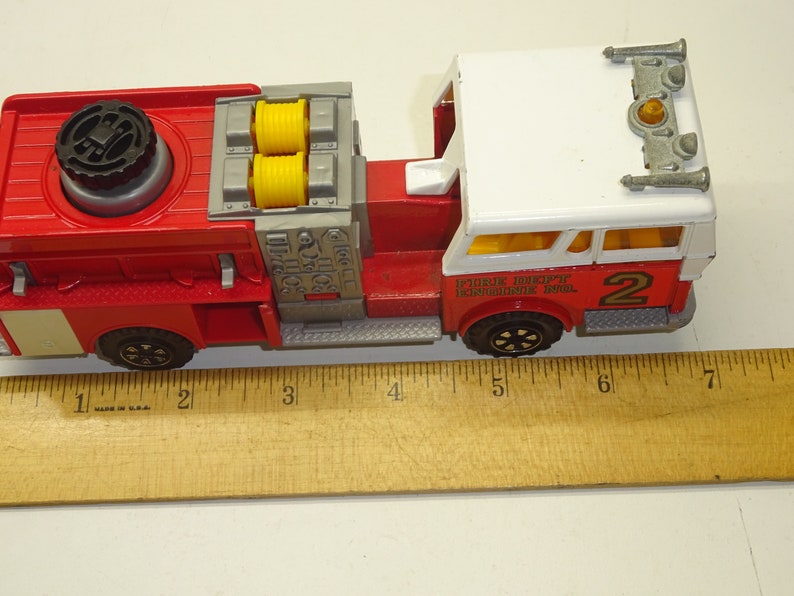 Majorette 1/47 Pompe A Incendie Fire Engine Truck Red Die Cast - Etsy
