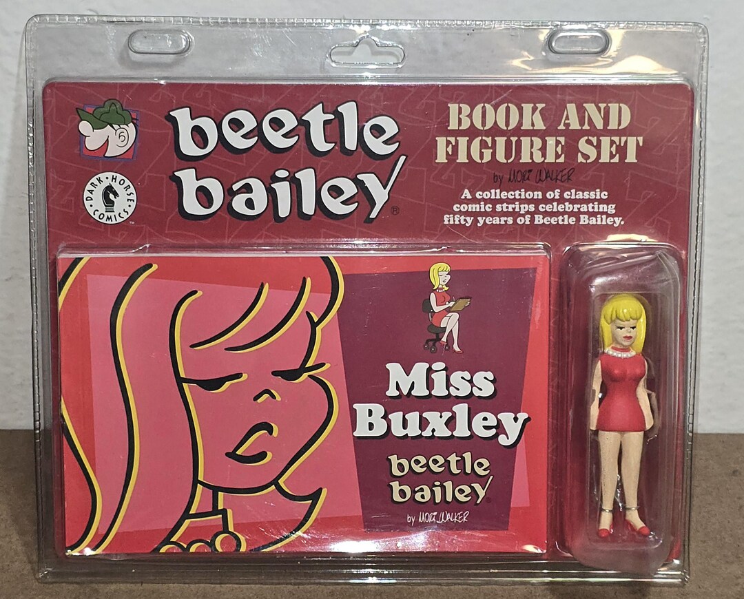 Dark Horse Comics Beetle Bailey Miss Buxley Book and Figure Set Mort ...