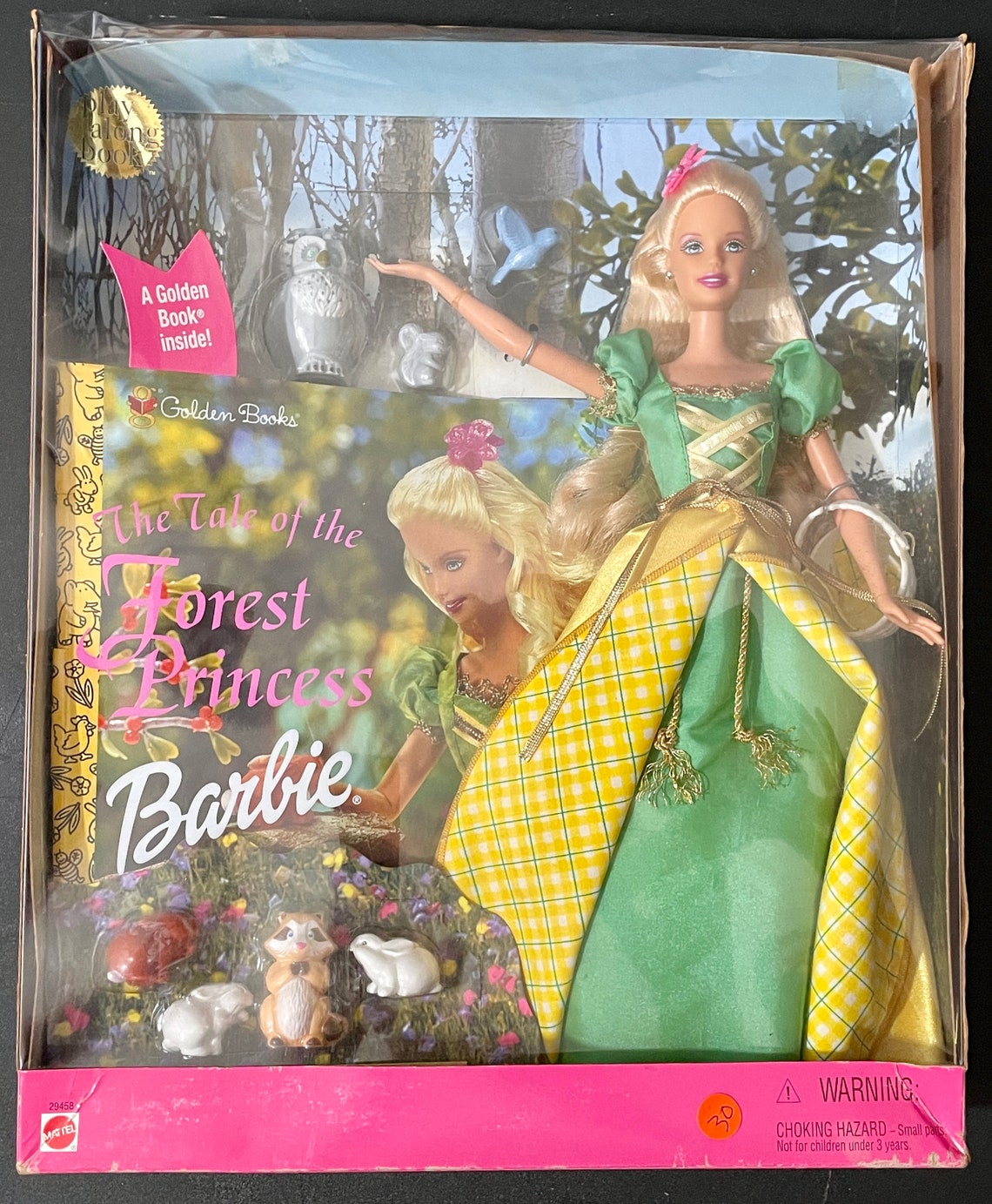 The Tale of the Forest Princess Barbie Doll A Golden Book 2000 Mattel ...