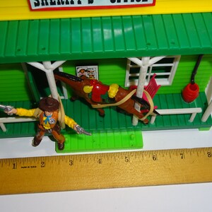 Vintage 1980s Comansi West Sheriff's Station W/ Figure and Horse MIB - Etsy