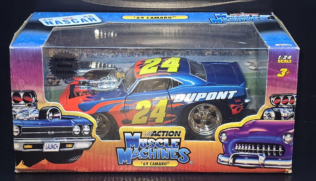 Muscle Machines 1:24 1969 Camaro #24 Dupont Jeff Gordon #93111 NIB ...