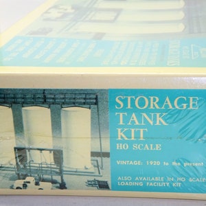 HO Scale Storage Tanks Williams Bros. 501 3 Tanks Model Kit Railroad ...