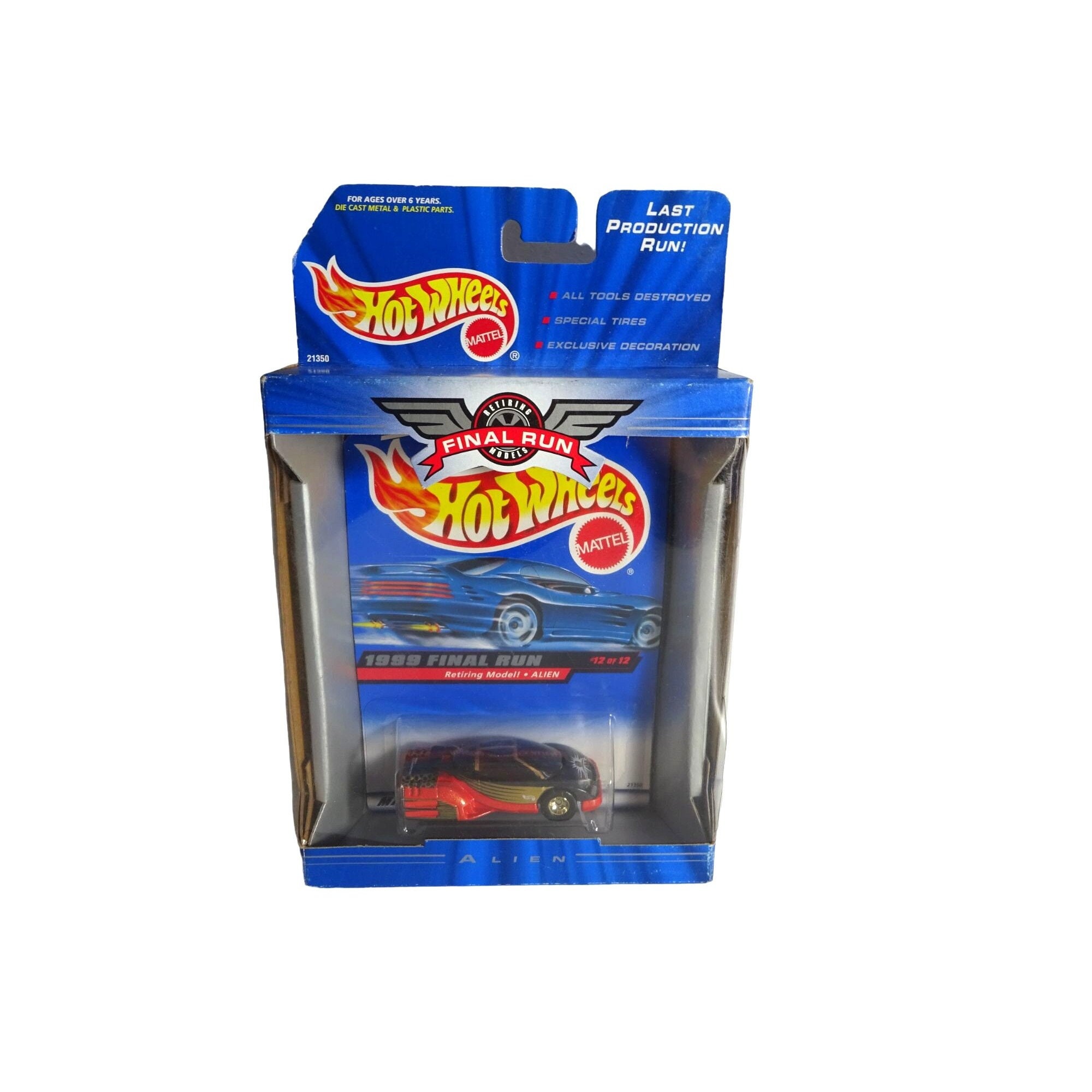 Hot Wheels 1999 Final Run Retiring Model Alien 12 of 12 NISB - Etsy