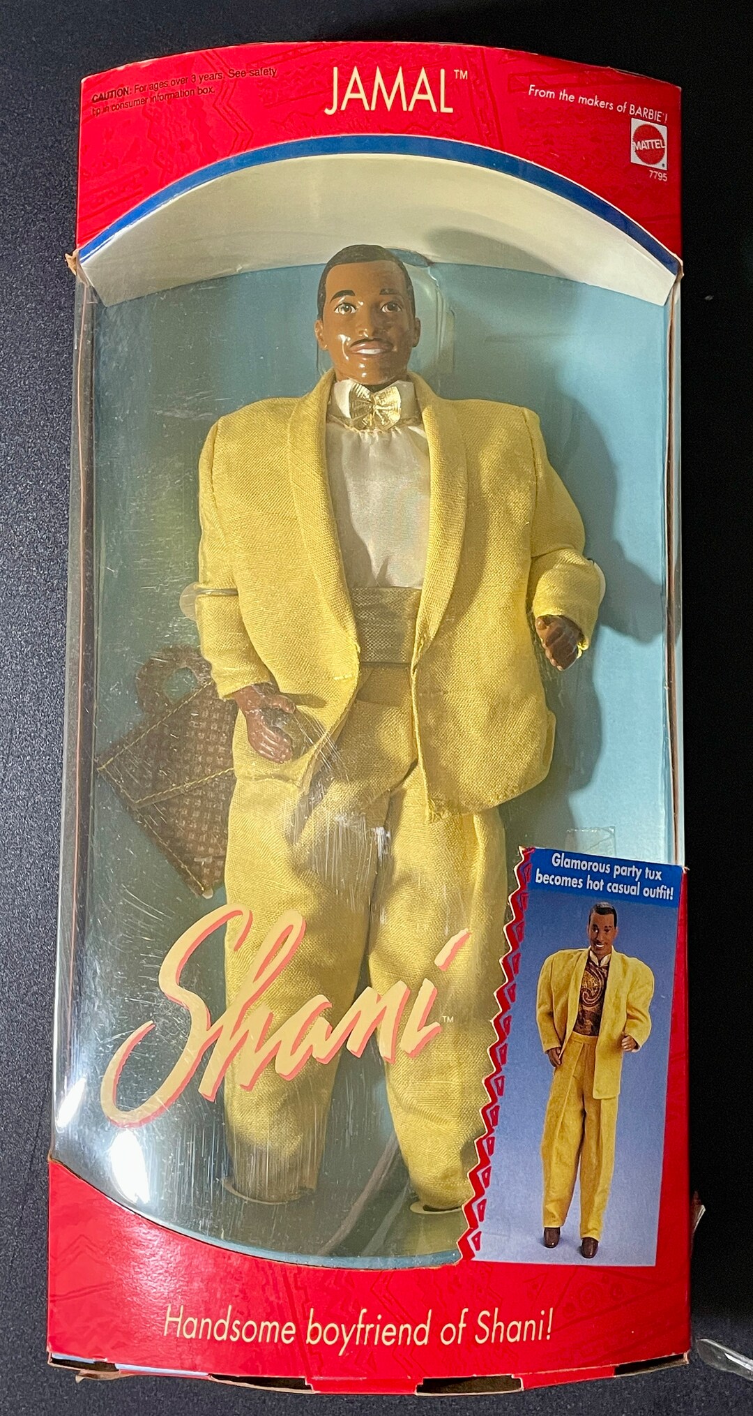 Jamal Handsome Boyfriend of Shani Doll African American Mattel 1991 ...