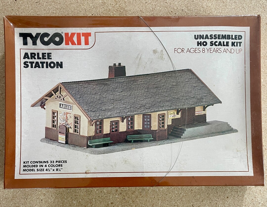 Vintage 1975 Tyco Kit "arlee Station" HO Scale Kit # 7761 SEALED West ...
