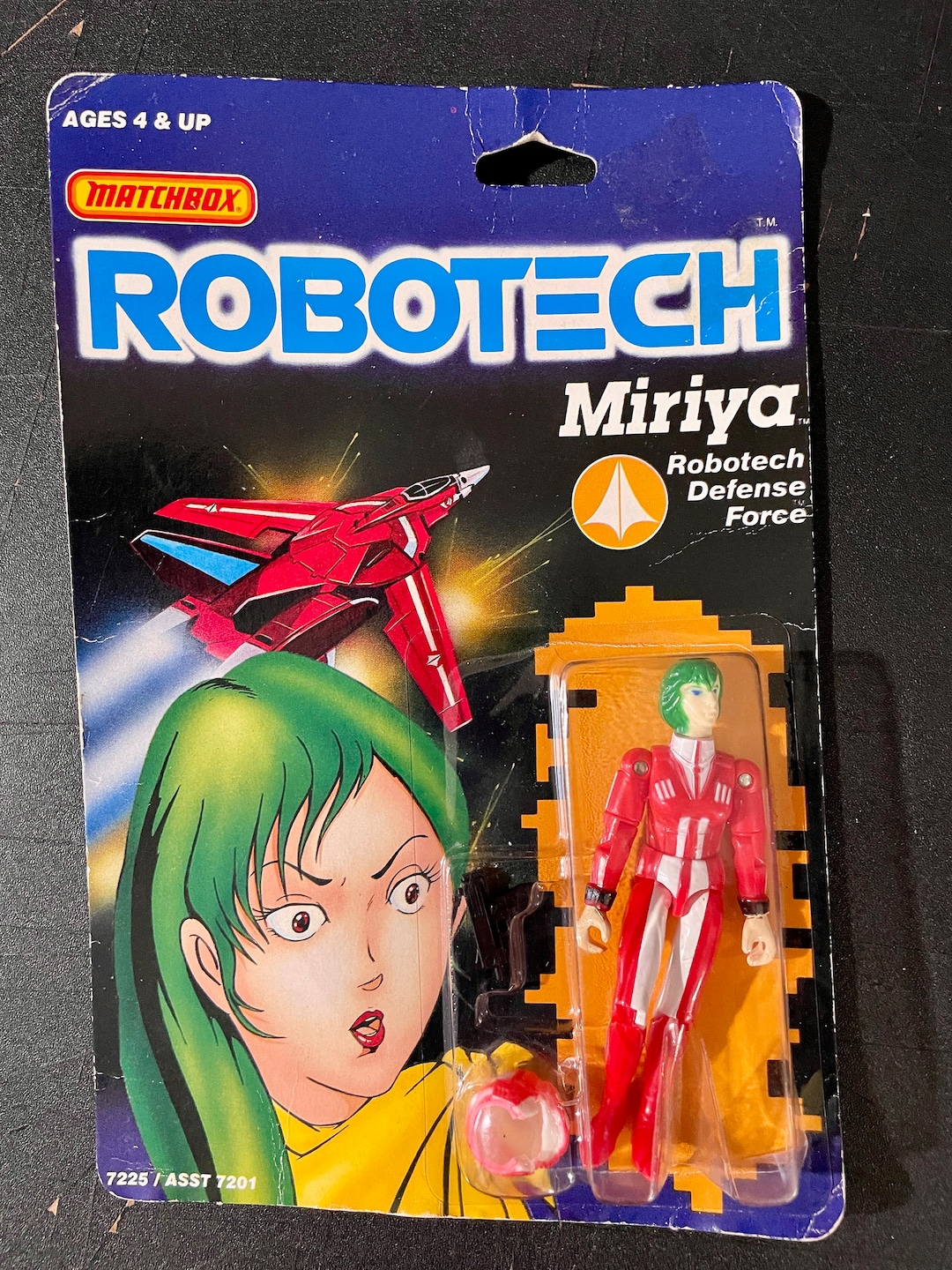 Vintage Matchbox 1985 Robotech Red Miriya 3.75 Zentradi Macross Figure ...