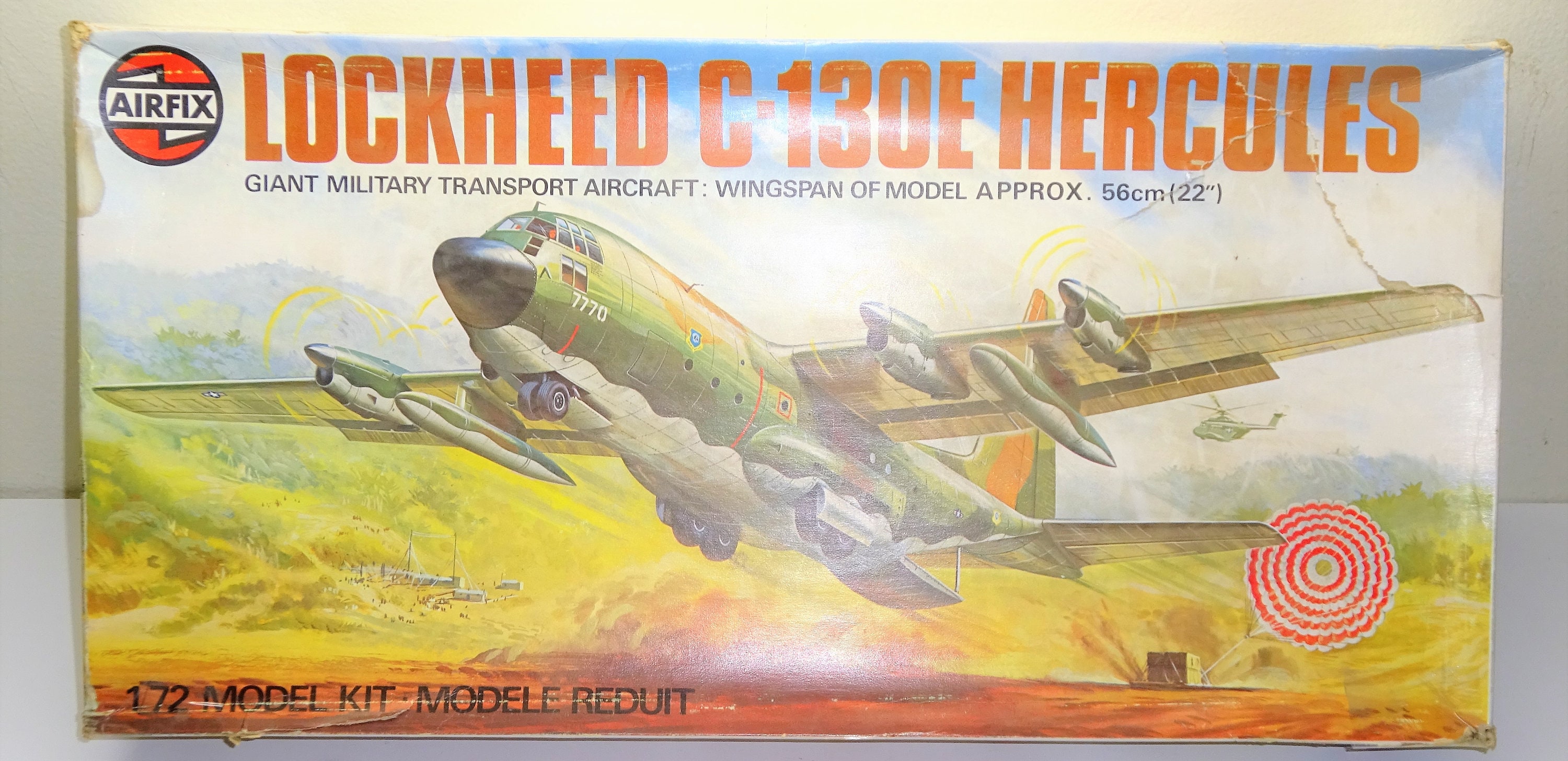 Vintage 1974 Airfix 1/72 Lockheed C-130E Hercules Military - Etsy UK