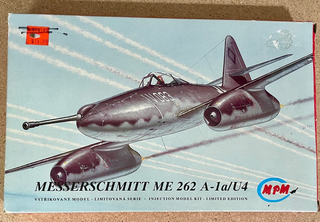 Messerschmitt Me 262 A-1a/u4 1:72 MPM 72019 Complete Model Kit Open Box - Etsy
