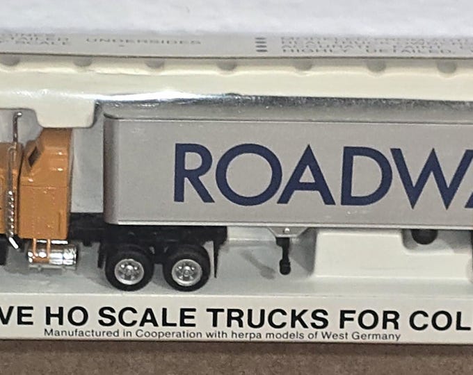 Vtg 1980s Con-cor Herpa HO Scale Tractor Trailer "roadway" Livery 1:87 ...