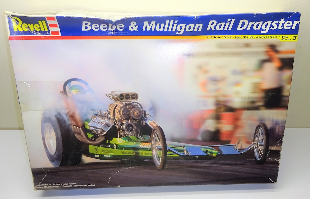 Beebe and Mulligan Rail Dragster 1/16 Scale Model Kit Revell - Etsy