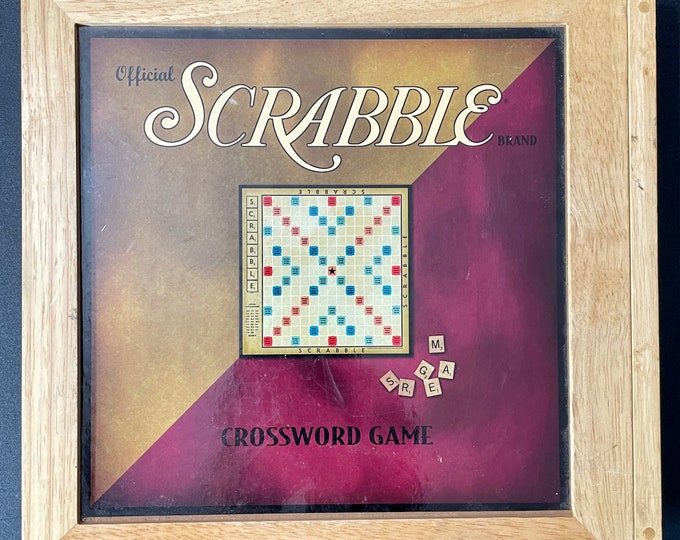 Official Scrabble Crossword Game 2002 Nostalgia Game Series Complete ...