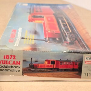 1872 Vulcan Saddleback Locomotive Minicraft Model Kit #11103 1:45 Scale ...
