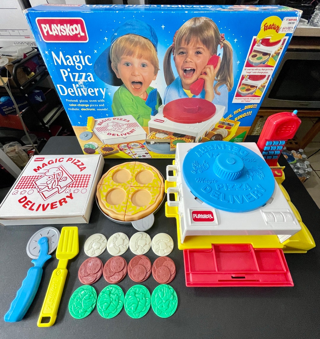 Vintage 1995 Playskool Magic Pizza Delivery Play Set Complete & Tested ...