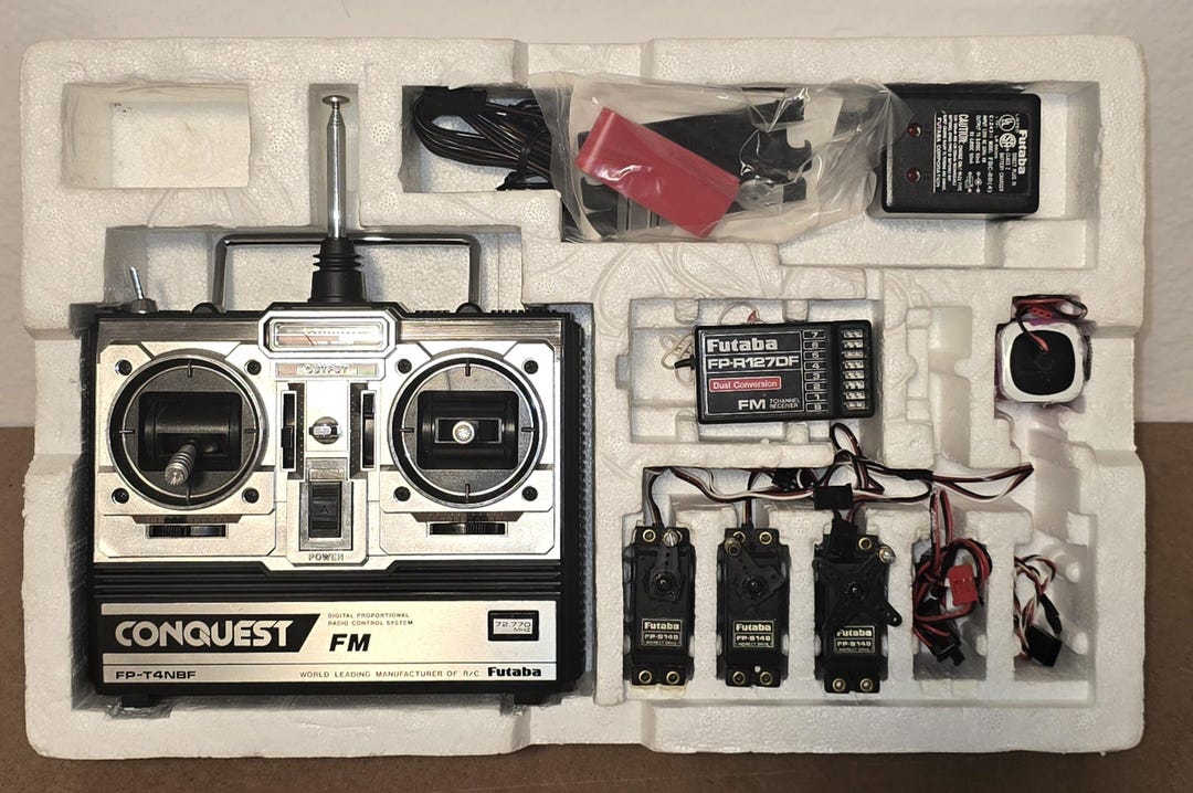 Futaba Conquest FP-T4NBF 4 Channel Digital Proportional R/C System 72 ...