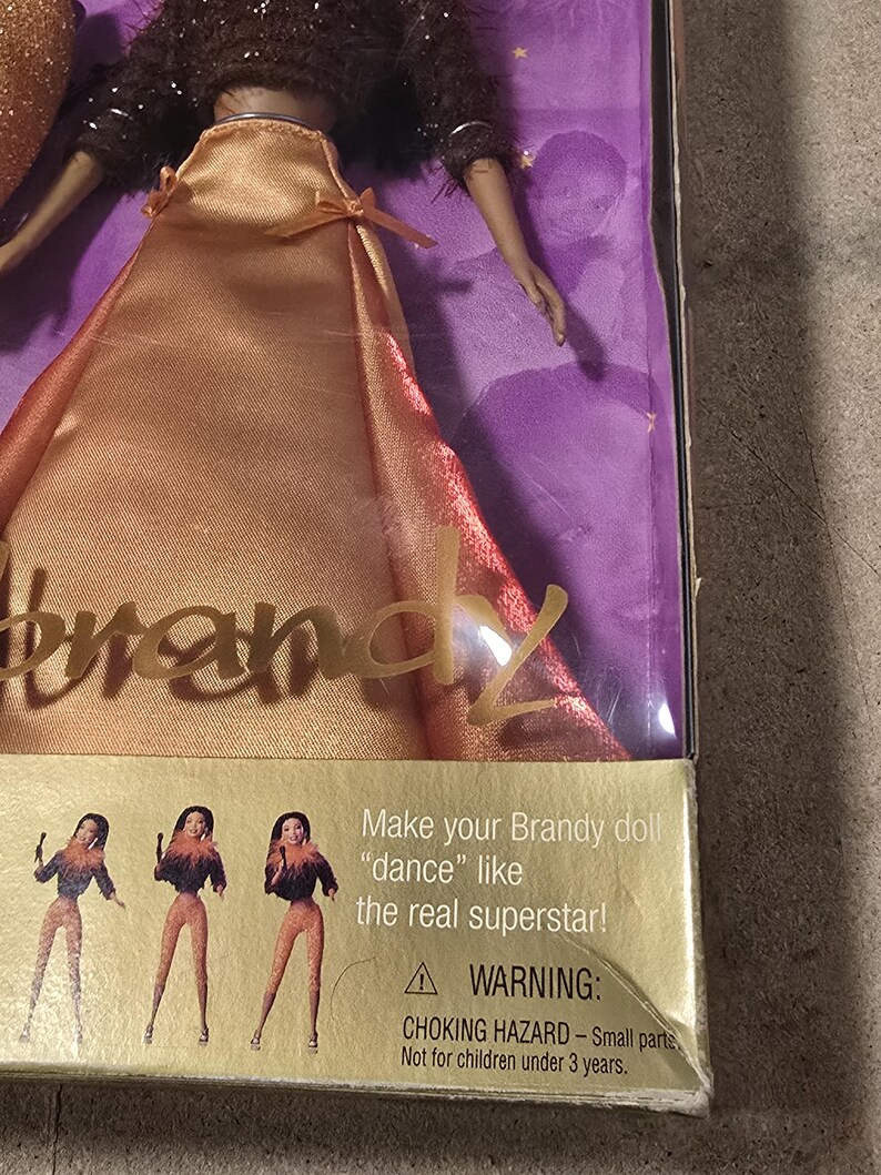 Barbie Rare Mattel 1999 Superstar Brandy Barbie Doll Moesha Singer box ...