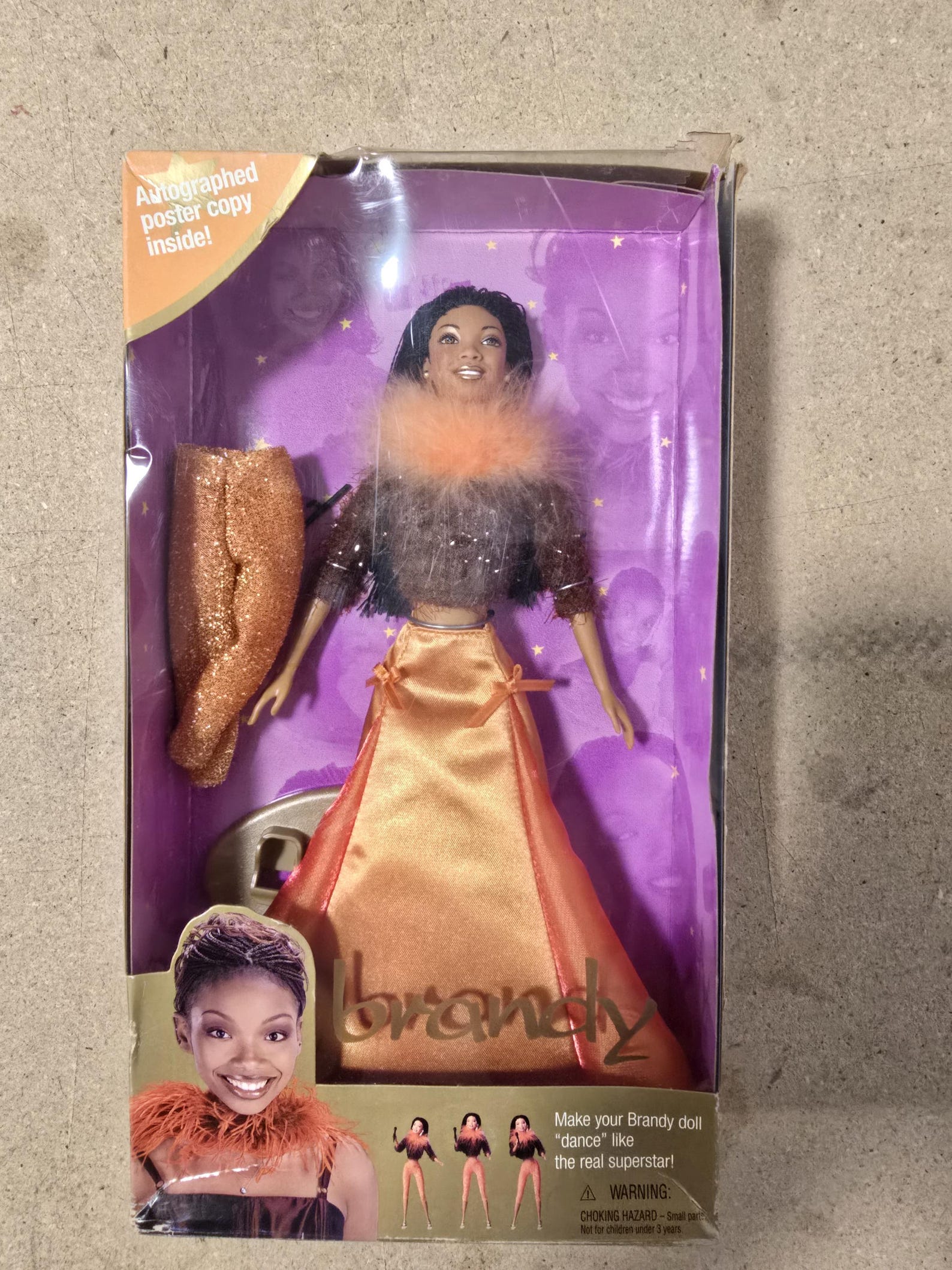 Barbie Rare Mattel 1999 Superstar Brandy Barbie Doll Moesha Singer box ...