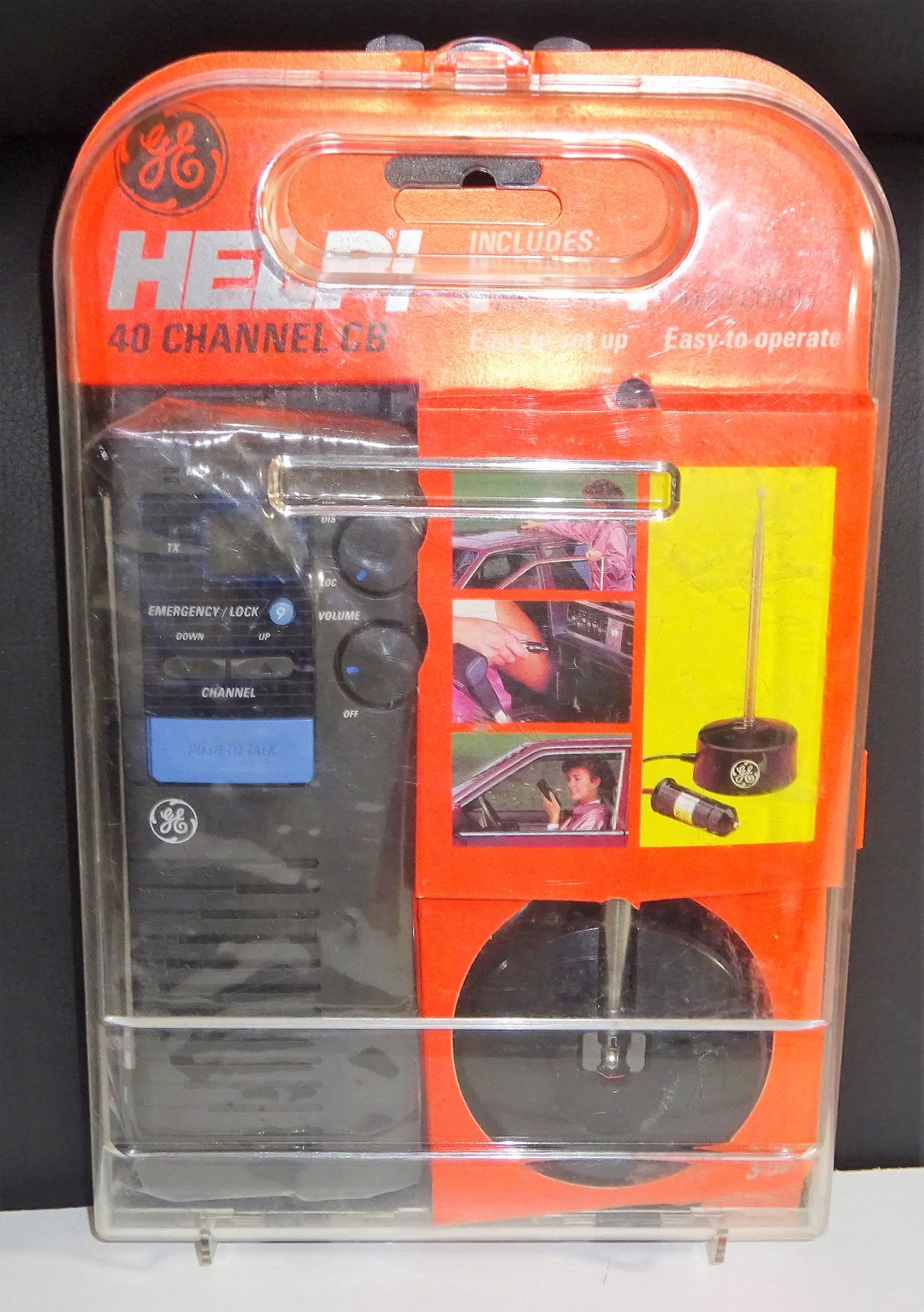 Vintage General Electric Help! 40 Channel CB Two-way Citizen's Band #3-5920 NIB - Etsy